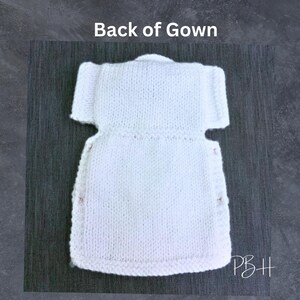 Knitting Pattern for Angel Baby Gown, Charity Knits (PDF Download ...