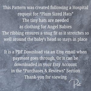 ANGEL Baby Hat Knitting Pattern PDF Digital Download, Charity Knitting ...