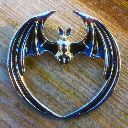 Black Bat Brooch Embroidered Bat Halloween Brooch Beaded - Etsy