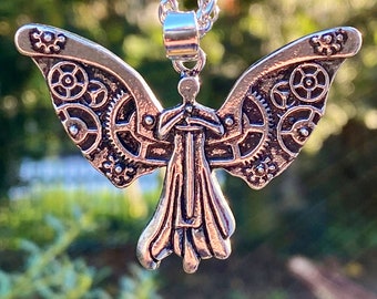 Clockwork Necklace | Etsy