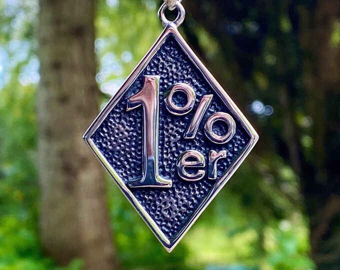 1% Badge/ Bronze Metal/ Diamond / One Percent Badge - Etsy UK