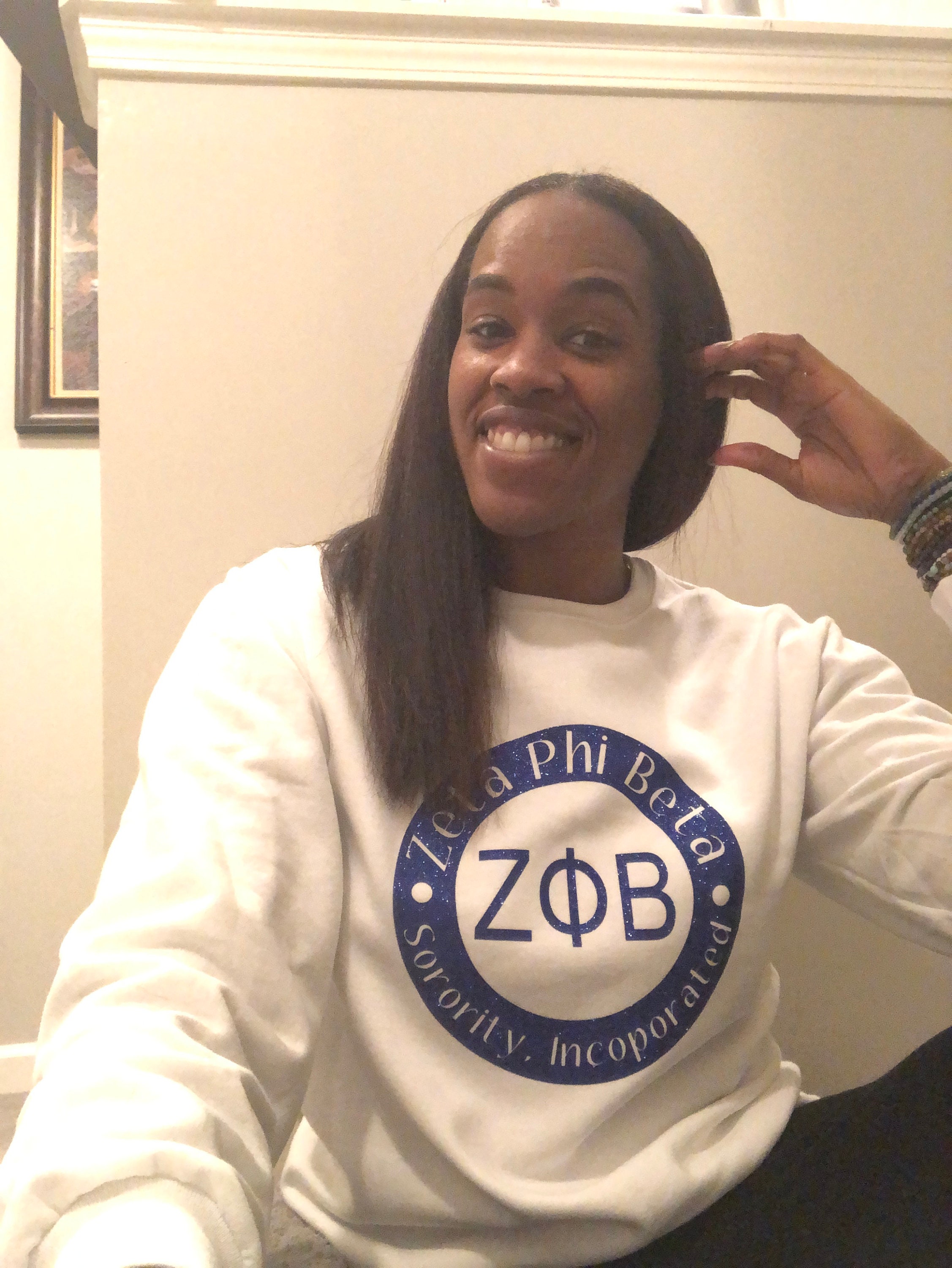 Zeta Phi Beta Crew Shirt - Etsy