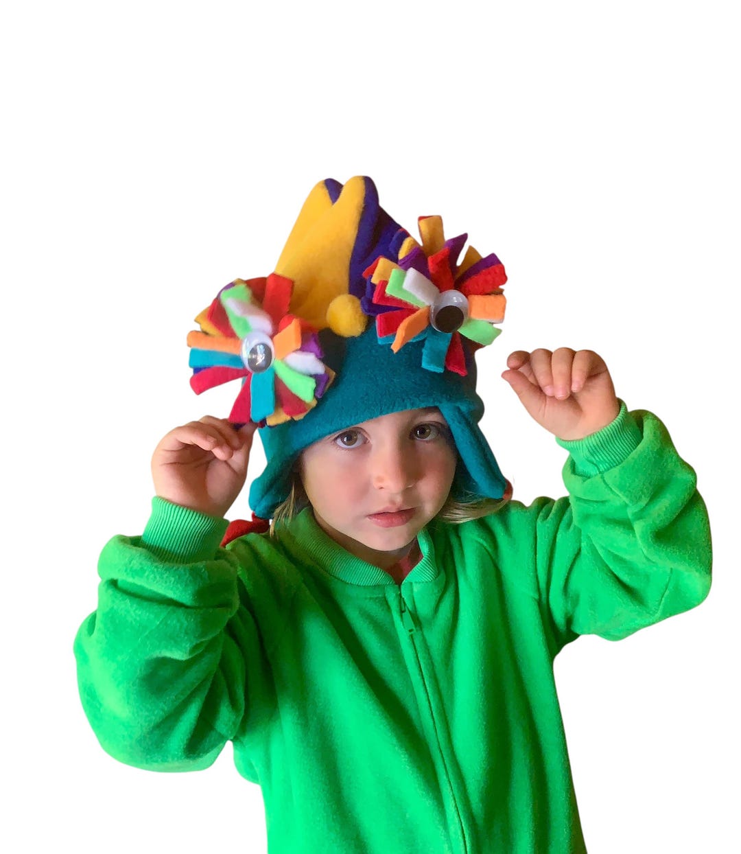 Children's Funny Face Dragon Winter Hat. Made in Wyoming - Etsy UK