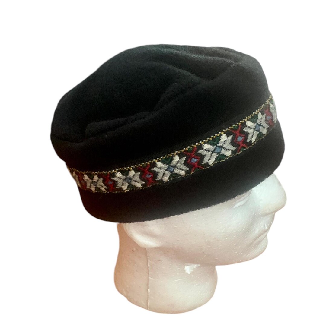 DIGME Unisex Malden Mills Fleece With Retro Washable Wool Trim. Velcro ...