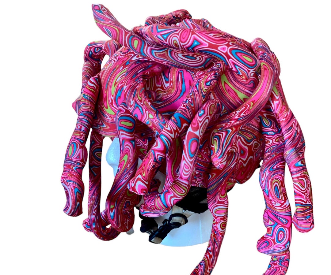 Psychedelic Fabric Helmet Cover: Wild Ski & Snowboard Style - Etsy