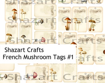 Mushroom Tags - Etsy