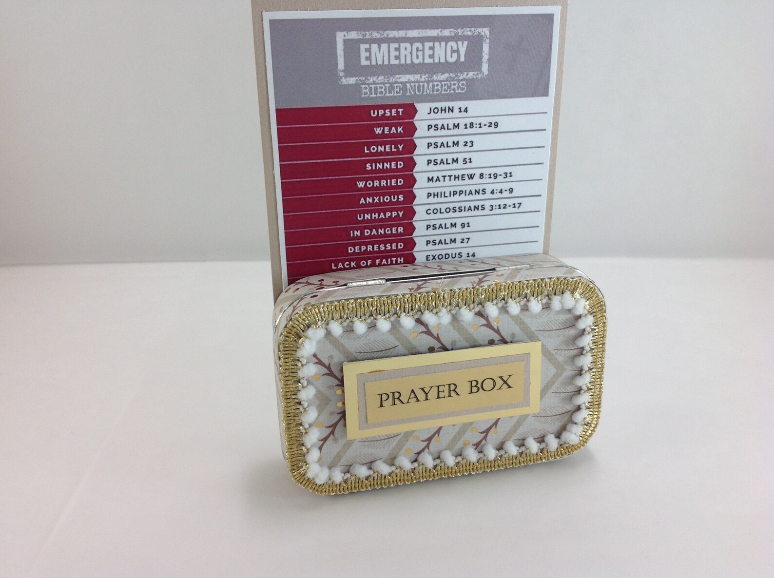 Prayer Box, Scripture, Religion, Bible, Faith - Etsy