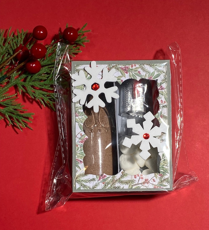 Hot Chocolate Gift Box With Candy Cane and Marshmallows - Etsy