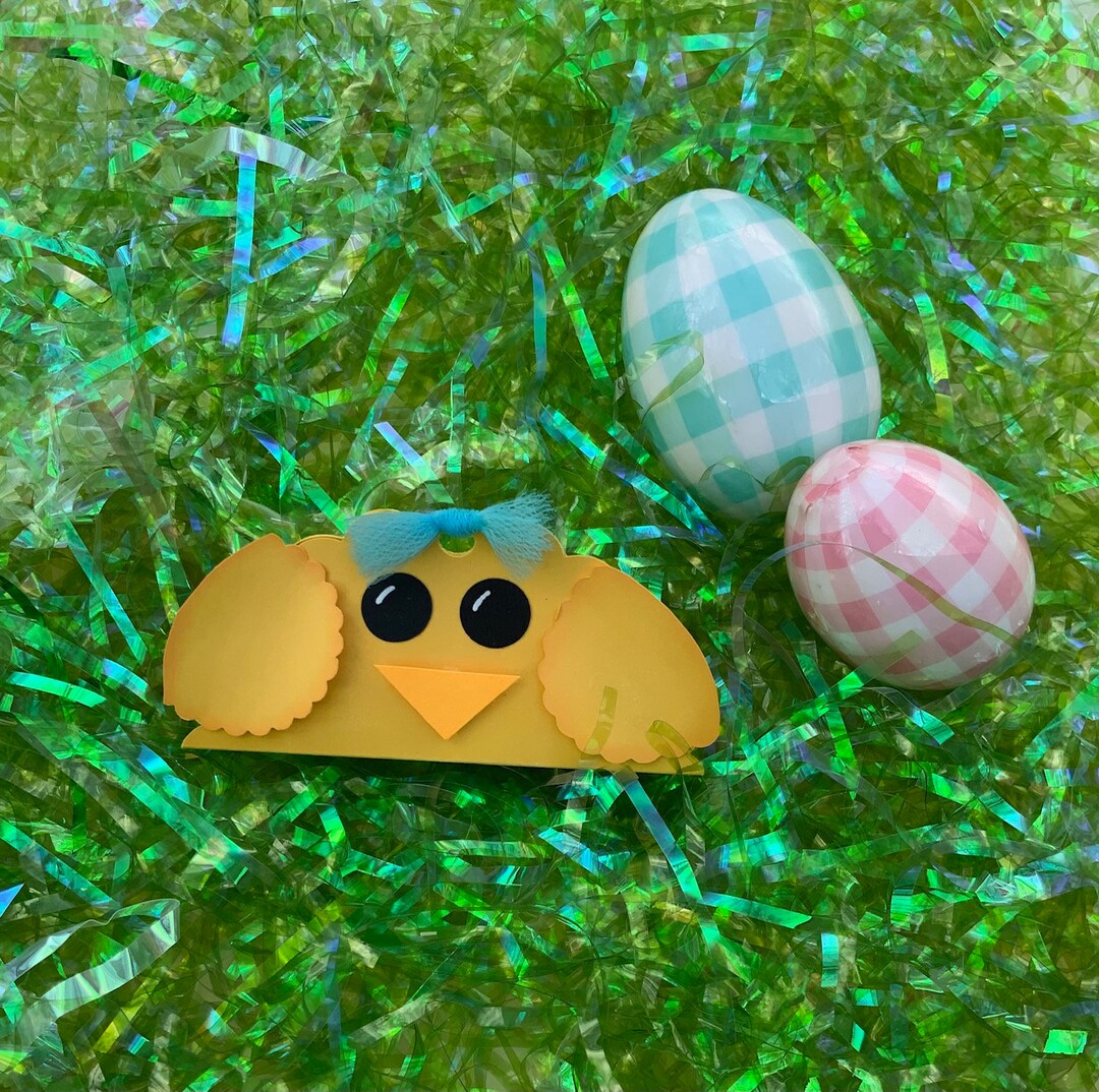 4 Baby Chicks, Easter Basket, Handmade, Chocolate - Etsy