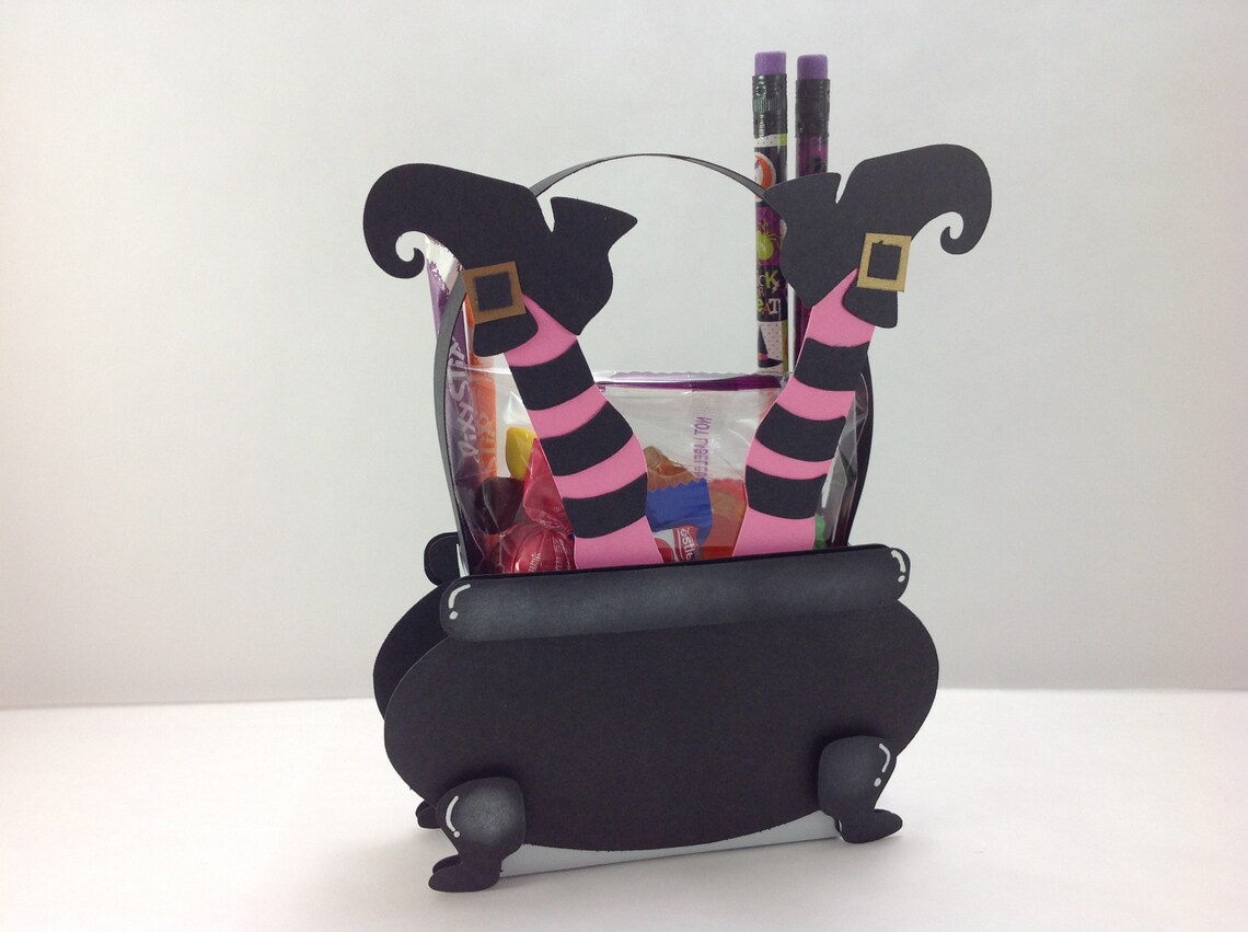 Witches Cauldron, Halloween, Trick or Treat, Party Favor, Handmade - Etsy