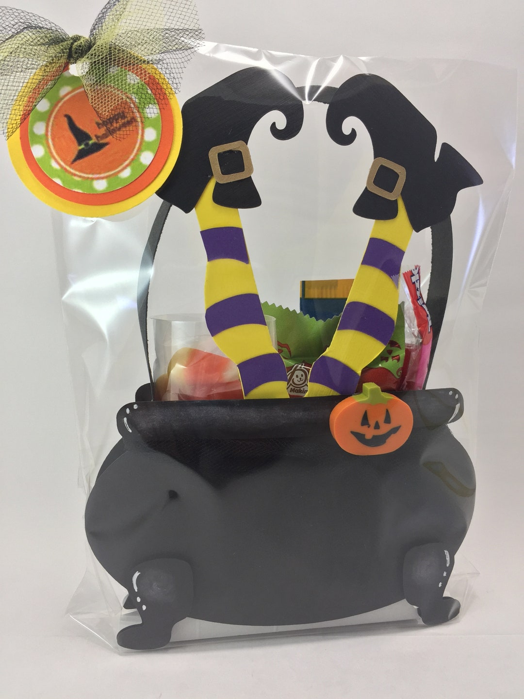 Witches Cauldron, Halloween, Trick or Treat, Party Favor, Handmade - Etsy