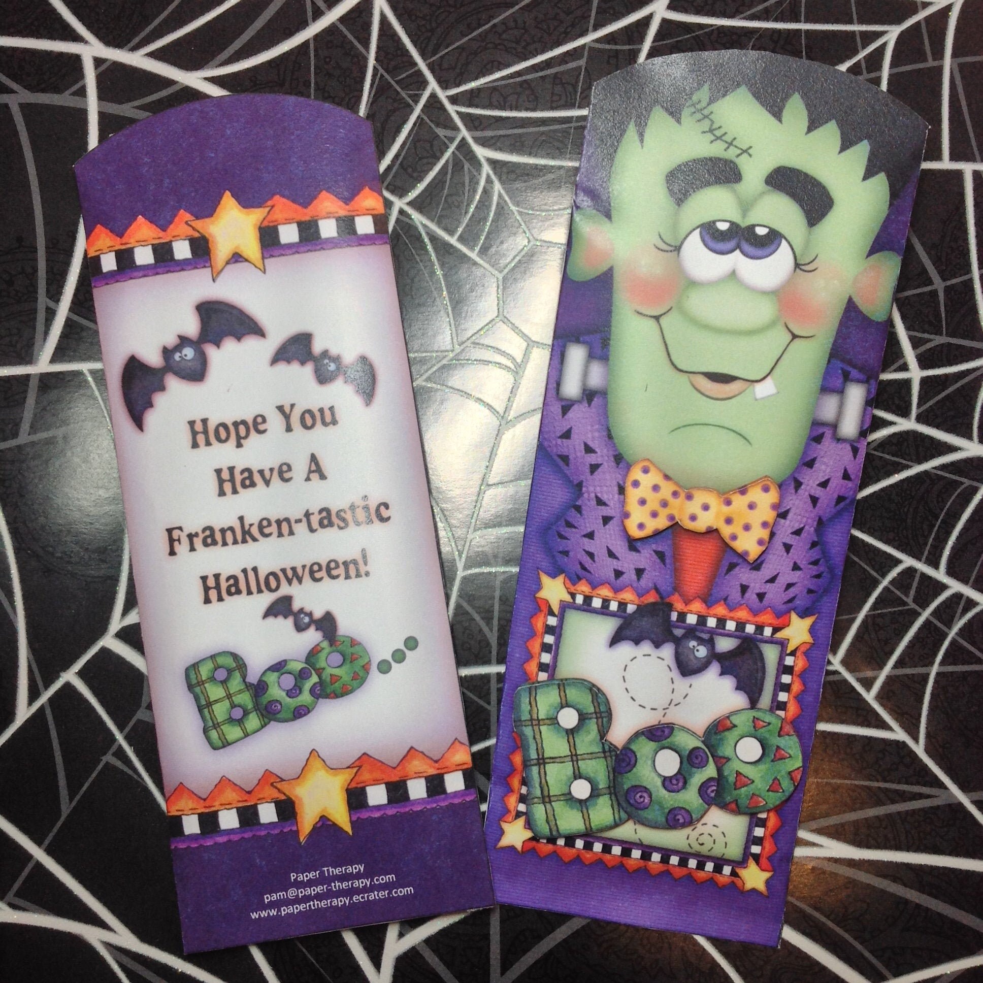 2 Frankenstein Wrapped Candy Bars | Halloween | Party Favor ...