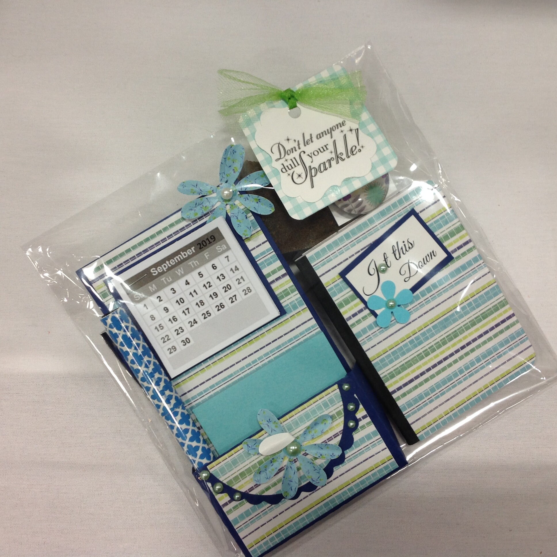 Desk Set, Notebook, Calendar, Pen, Sticky Notes, Gift, Stationary - Etsy