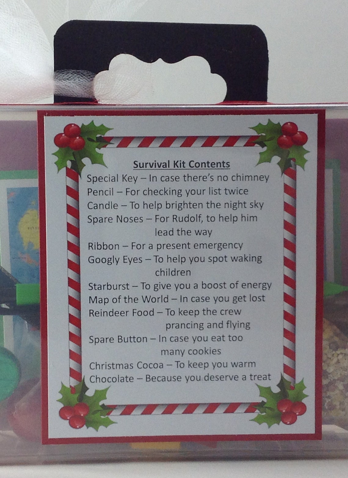 Santa Survival Kit: Christmas Eve Emergency Gift Set - Etsy