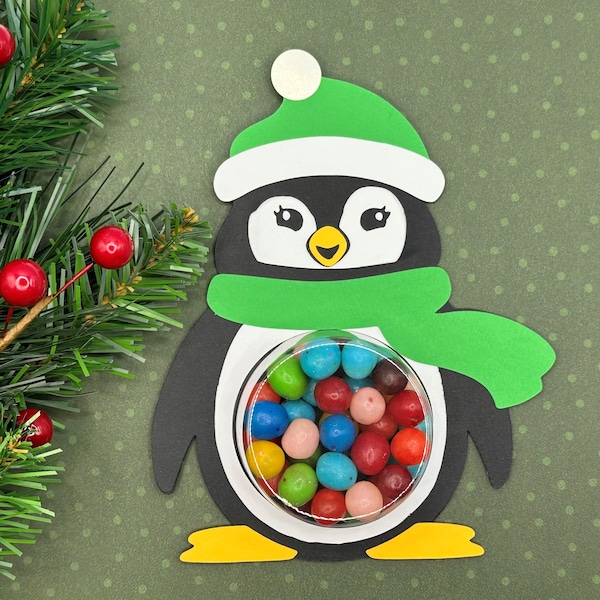 Penguin Candy Dome - Etsy