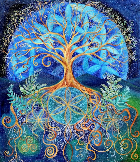 Flower Of Life Sacred Geometry Art