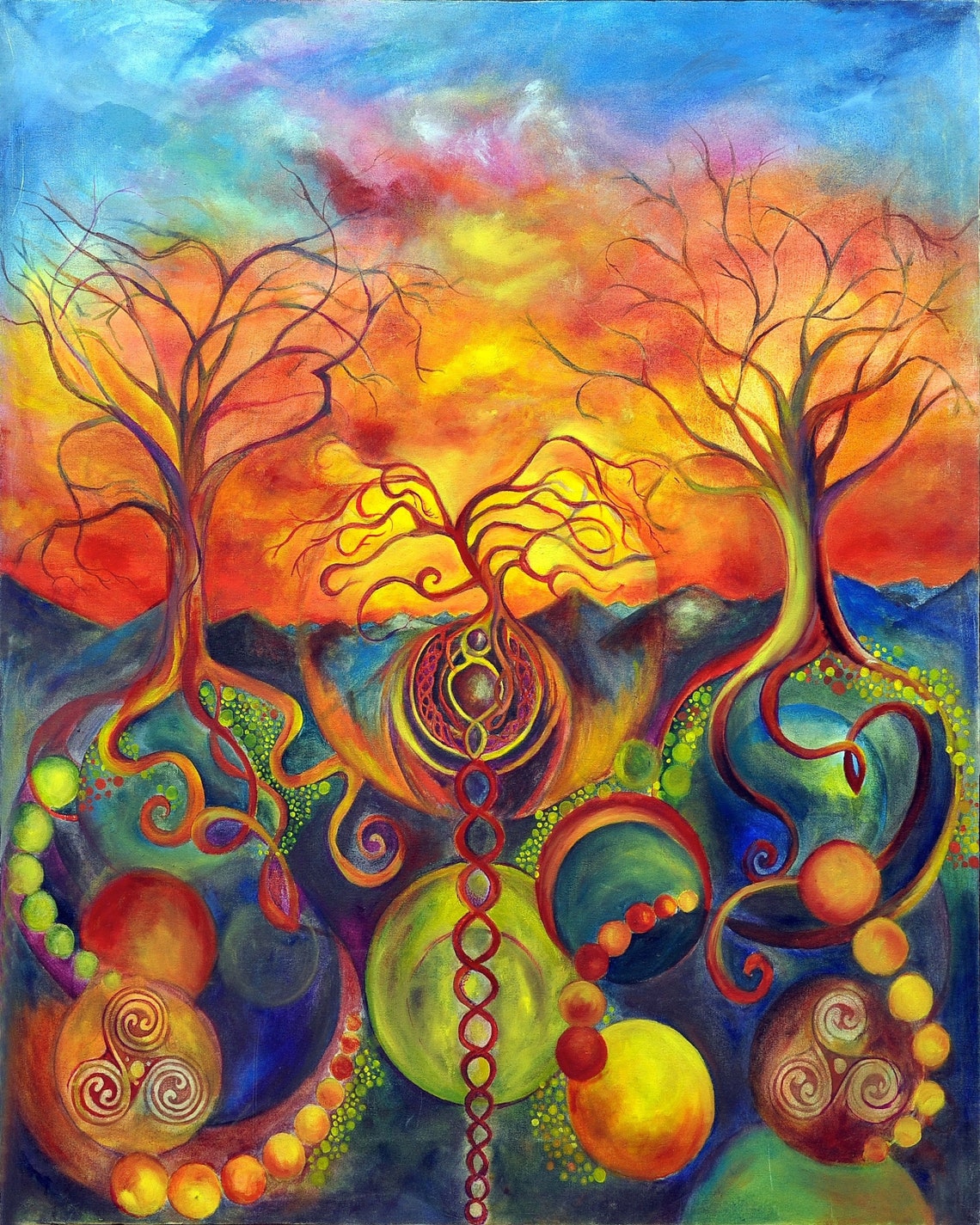 Tree of Life Print, Plant Art, Home Decor - Etsy