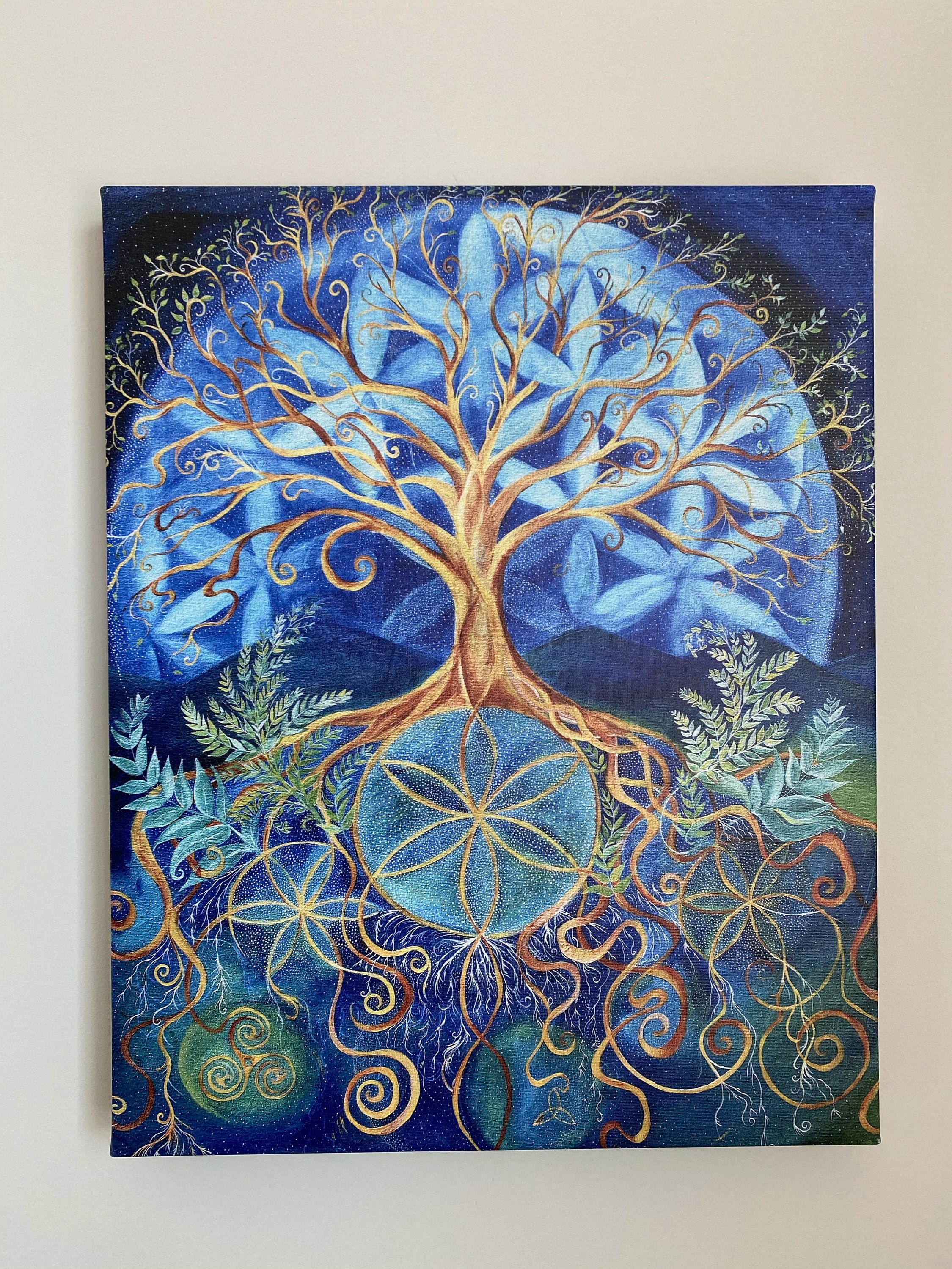 Tree of Life spring Canvas Print - Etsy