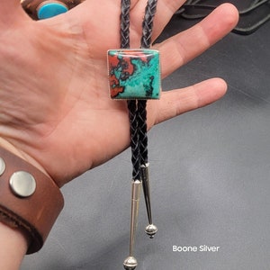 Sterling Bolo Tie, Sonoran Sunrise Western Accessories, Handcrafted ...
