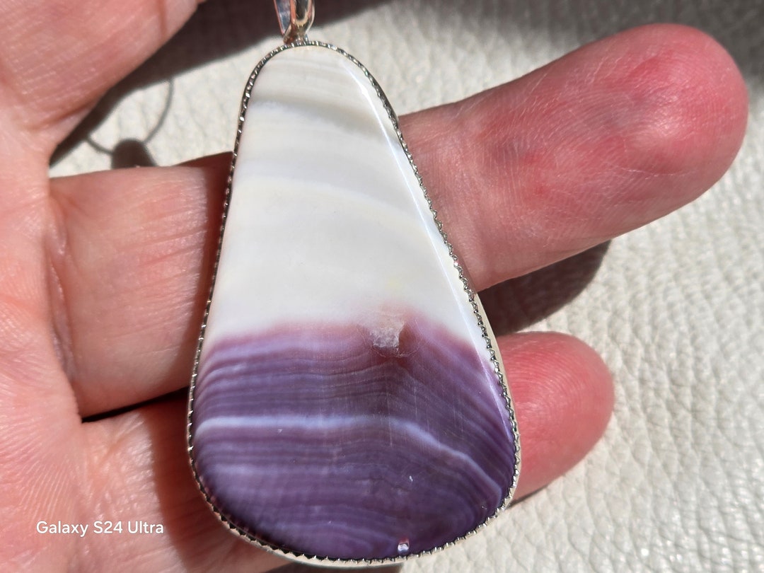 Sterling Silver Wampum Pendant, Native American Jewelry, Handmade ...