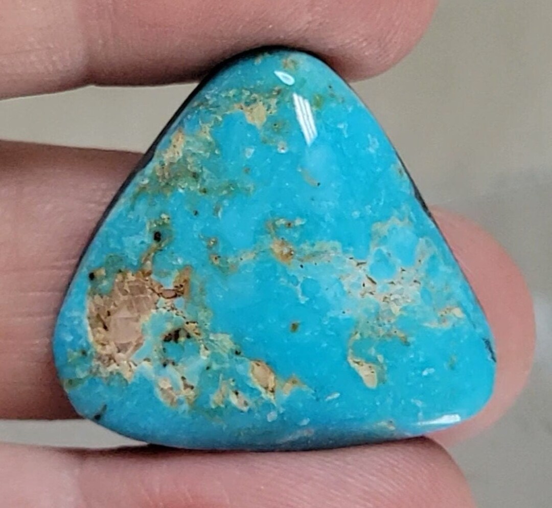 Turquoise Stone for Jewelry Making, Cripple Creek Burtis Blue Turquoise ...