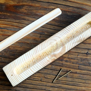 Pine Burned Tree Handmade Mezuzah Pine Wood Judaica Door Custom Pine ...