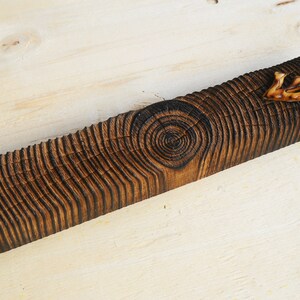 Pine Burned Tree Handmade Mezuzah Pine Wood Judaica Door Custom Pine ...