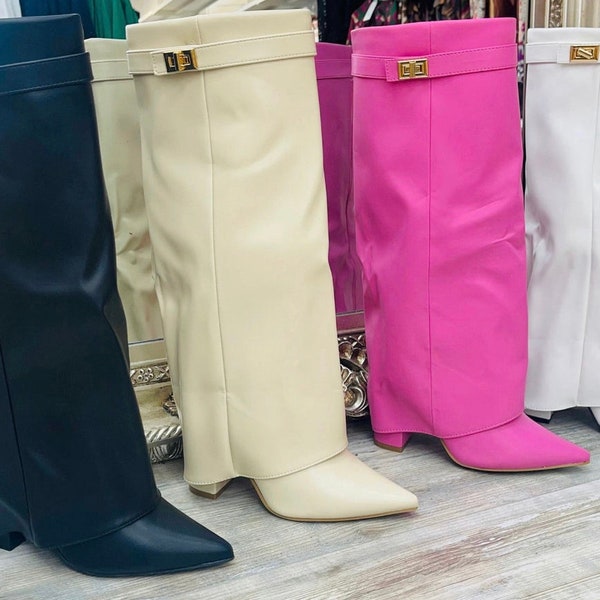 Fold Over Boots - Etsy