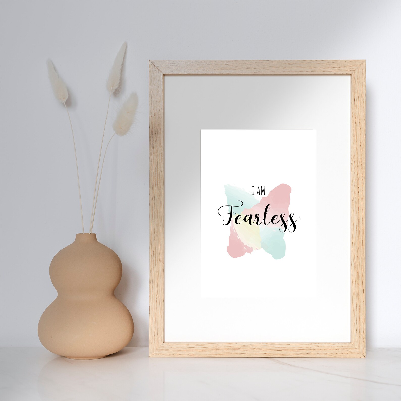 Printable i Am Fearless Poster Encouraging Words - Etsy