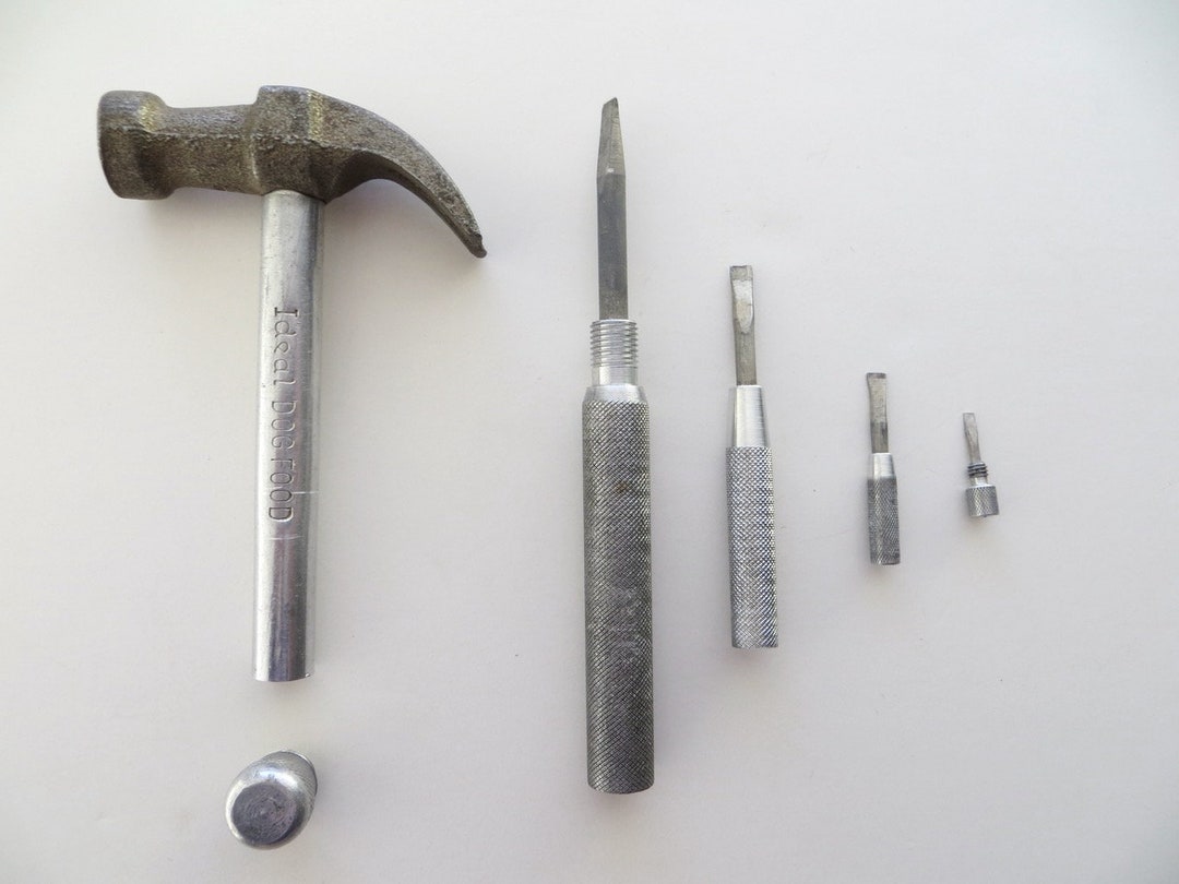 Vintage 4-in-1 Hammer and Screwdriver Tool - Ideal Dog Food Promo 1950s ...
