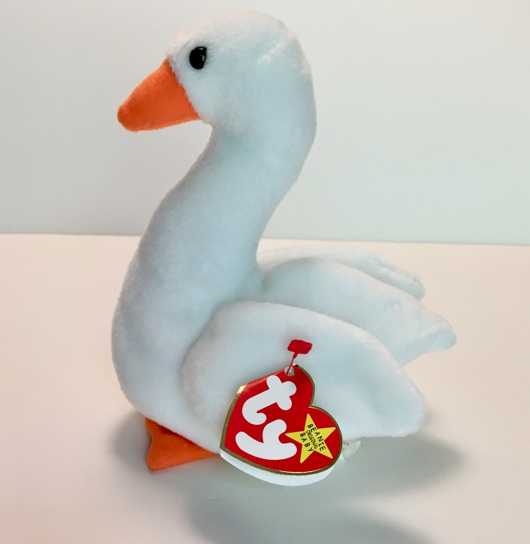 Ty Beanie Babies Gracie the Swan Retired Mint 4126 PVC Pellets - Etsy
