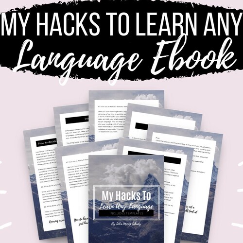 Practical Workbook to Learn Any Language Language Learning | Etsy