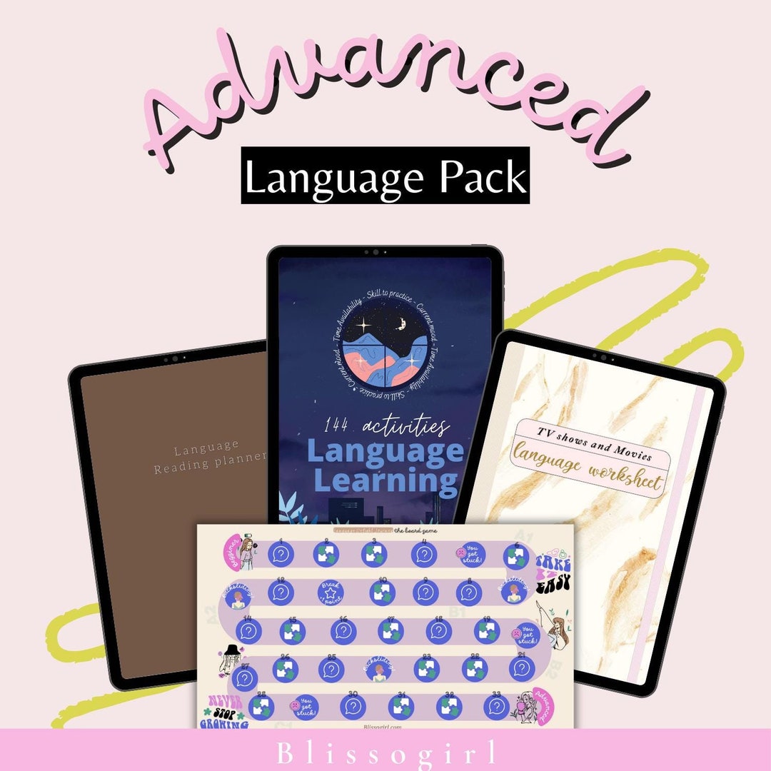 Advanced Language Learning Bundle - Etsy