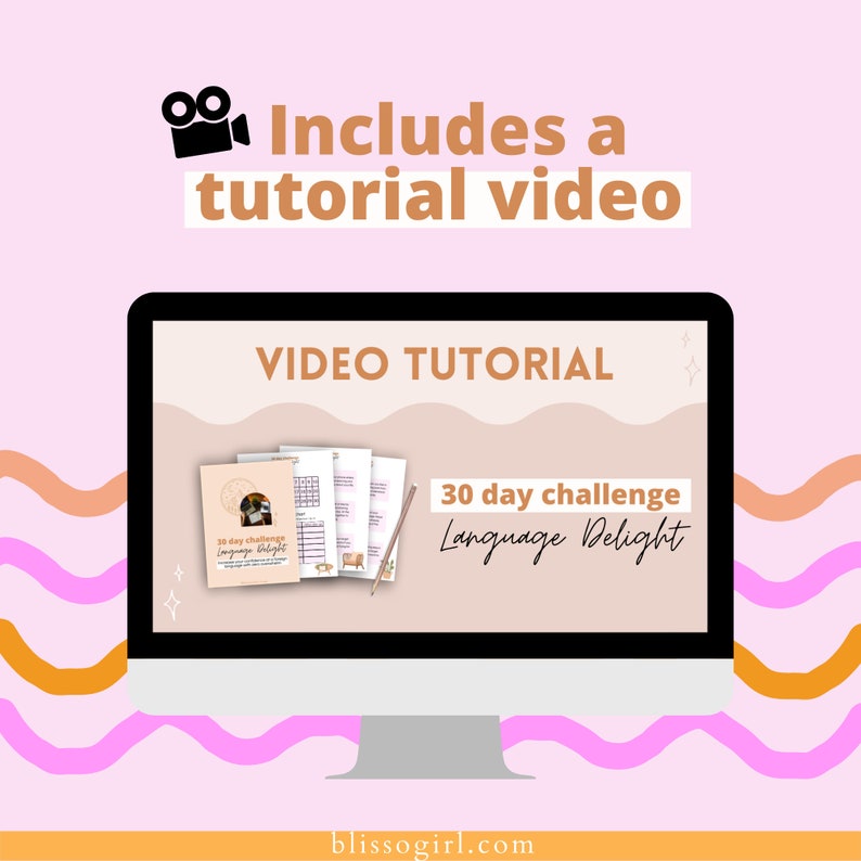 30-day Language Challenge Workbook Grow Your Confidence - Etsy