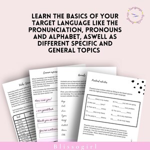 Beginner Language Learning Bundle - Etsy