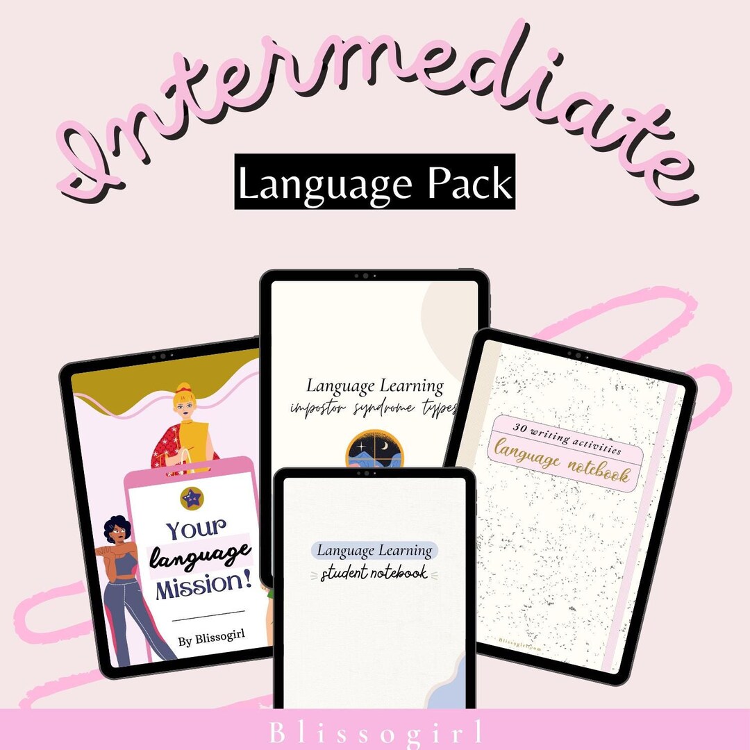 Intermediate Language Learning Bundle - Etsy