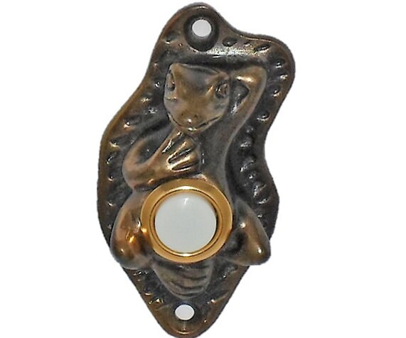 Bronze Lazy Frog Doorbell - Etsy