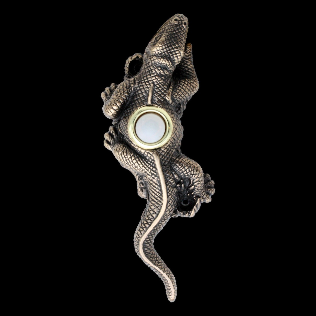 Bronze Lizard Doorbell - Etsy