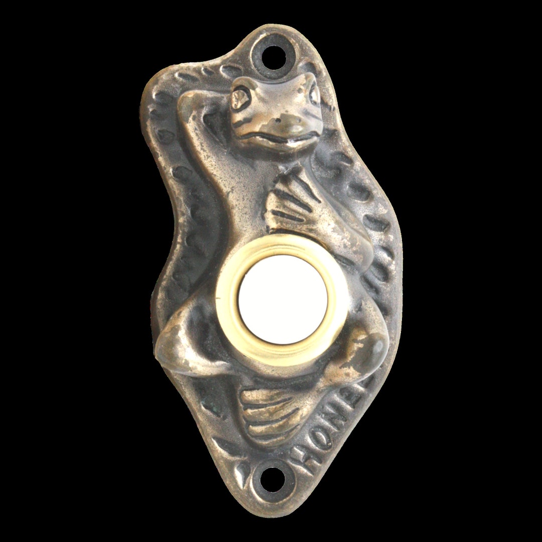 Bronze Lazy Frog Doorbell - Etsy