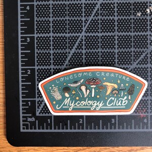 Lonesome Creature Mycology Club Vinyl Die-cut Sticker Decal - Etsy