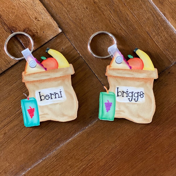 Lunch Box Name Tag - Etsy