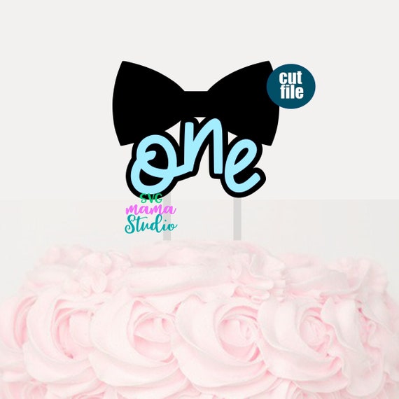 One Svg Cake Topper Svg Png First Birthday Svg for Cricut | Etsy UK