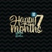Cake Topper SVG - Baby Svg - Happy 7 Months Svg, 7th Month Svg, Dxf ...