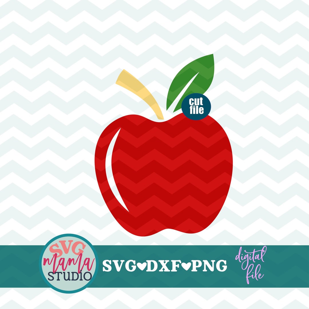 Apple Svg, Apple Clip Art, Apple Vector, Apple Clipart, Dxf File, Png ...