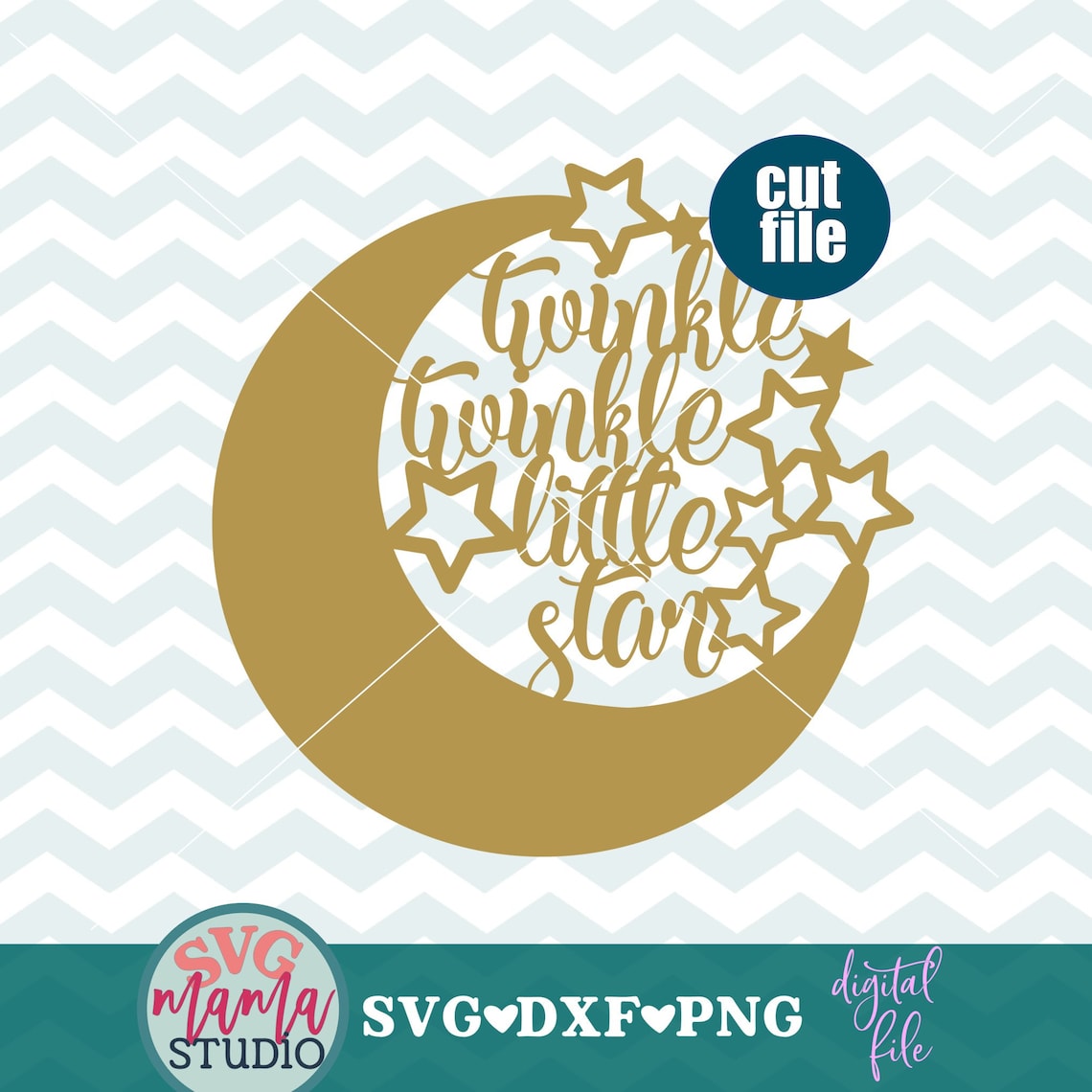Twinkle Twinkle Little Star Svg, Cake Topper Svg, Dxf, Png, Nursery Svg ...