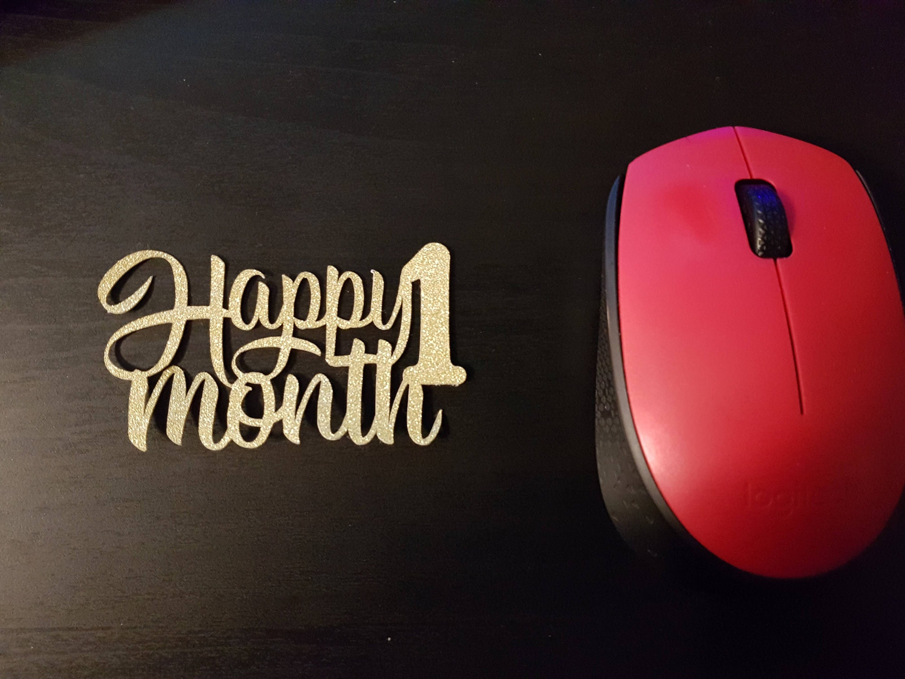 Cake Topper SVG Newborn Svg Baby Svg Happy 1 Month to 11 - Etsy Canada