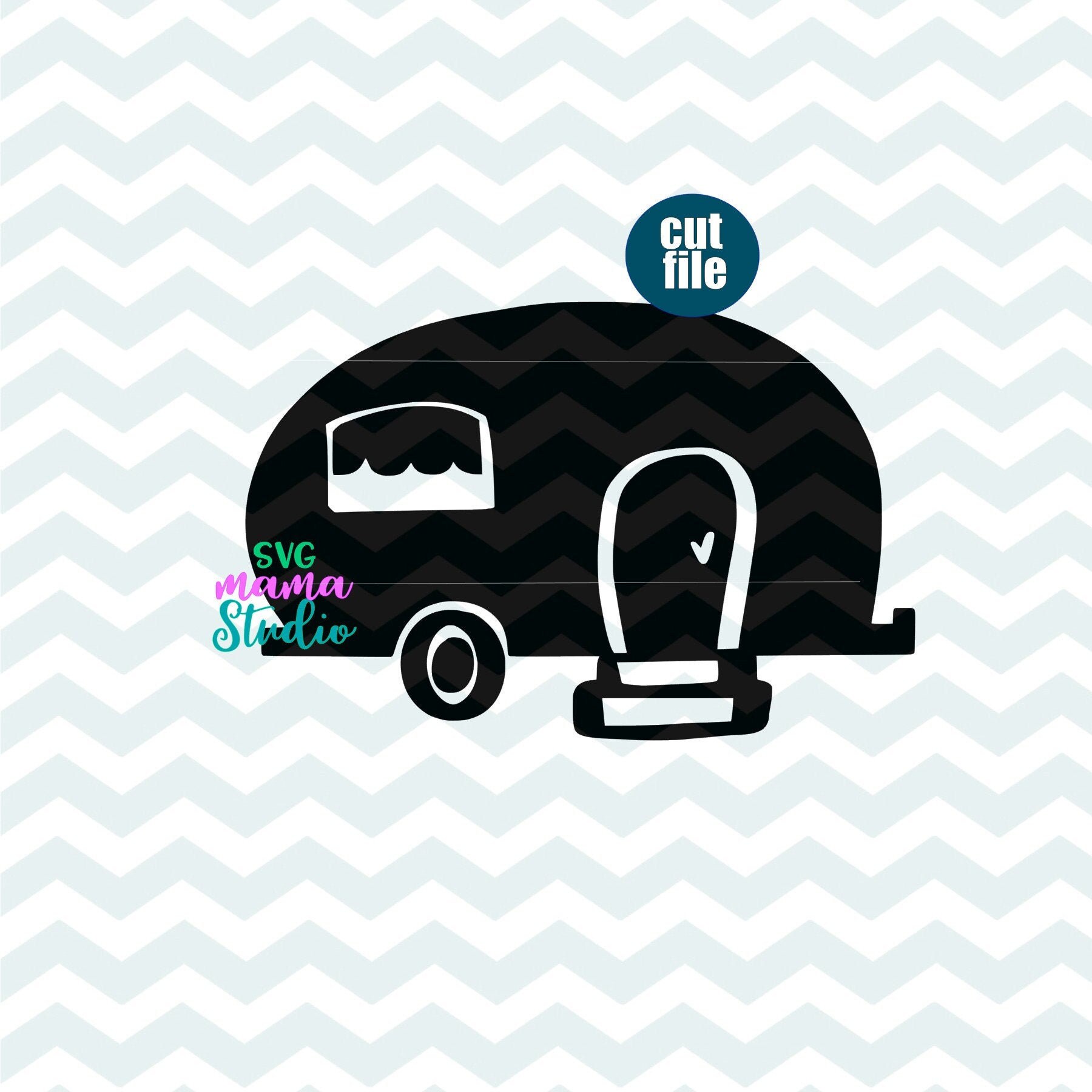 Camper Svg Dxf Png Trailer Svg for Cricut and Silhouette - Etsy