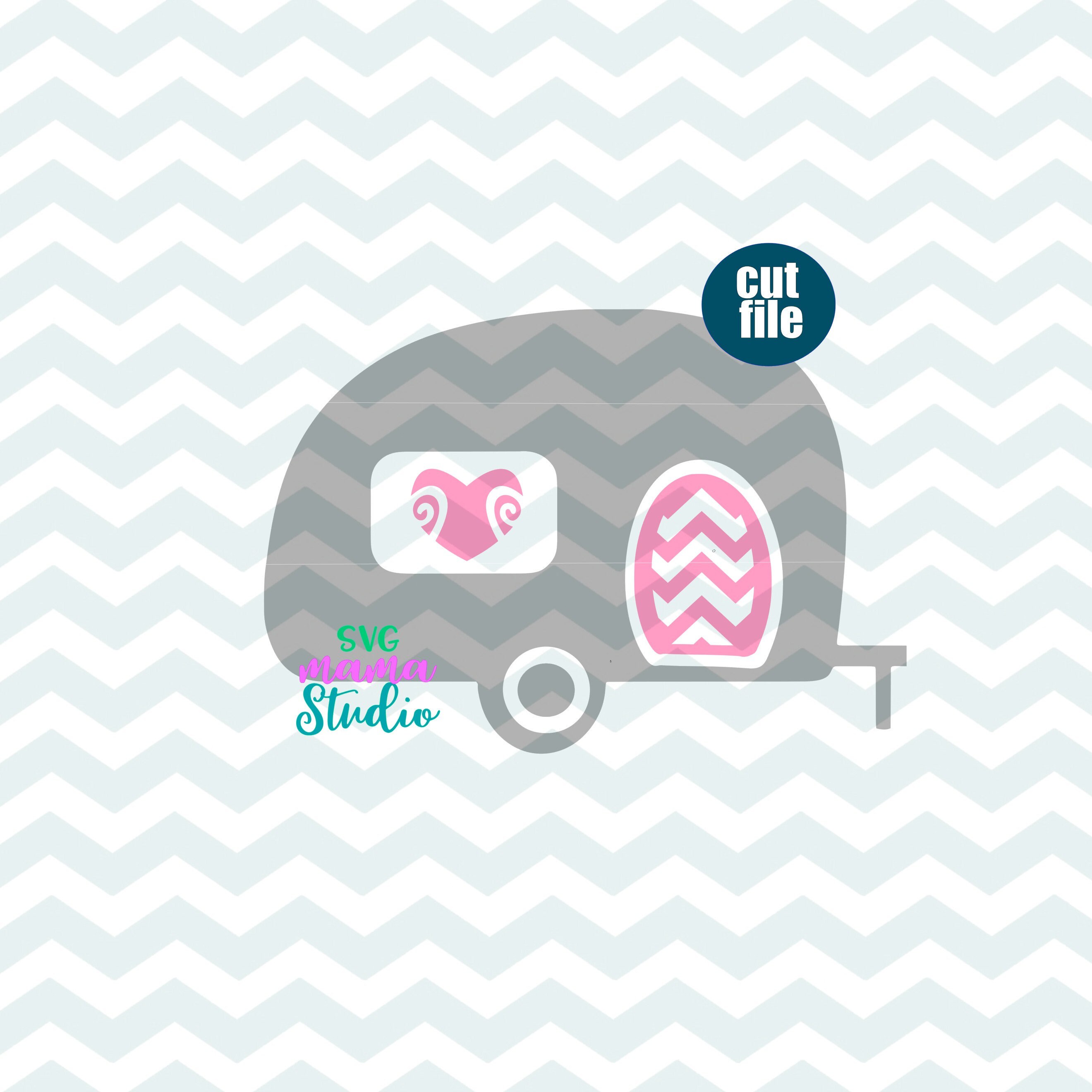 Camper svg Happy Camper svg dxf png file Camper clipart | Etsy