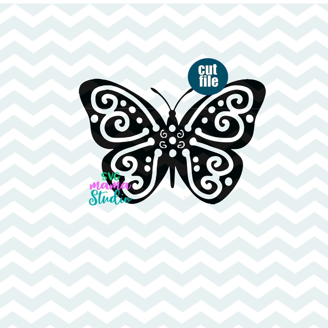 Butterfly Svg, Dxf, Png, Instant Download, Butterfly Clipart, Butterfly ...