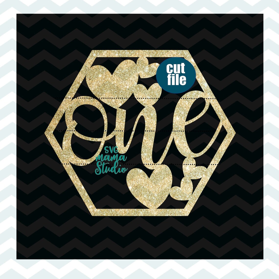 One Svg Cake Topper Svg Cut File First Birthday Svg Dxf | Etsy Canada